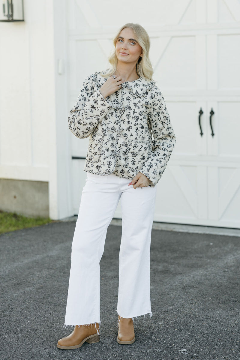 Petra Jacket-Natural – Love Olive Co