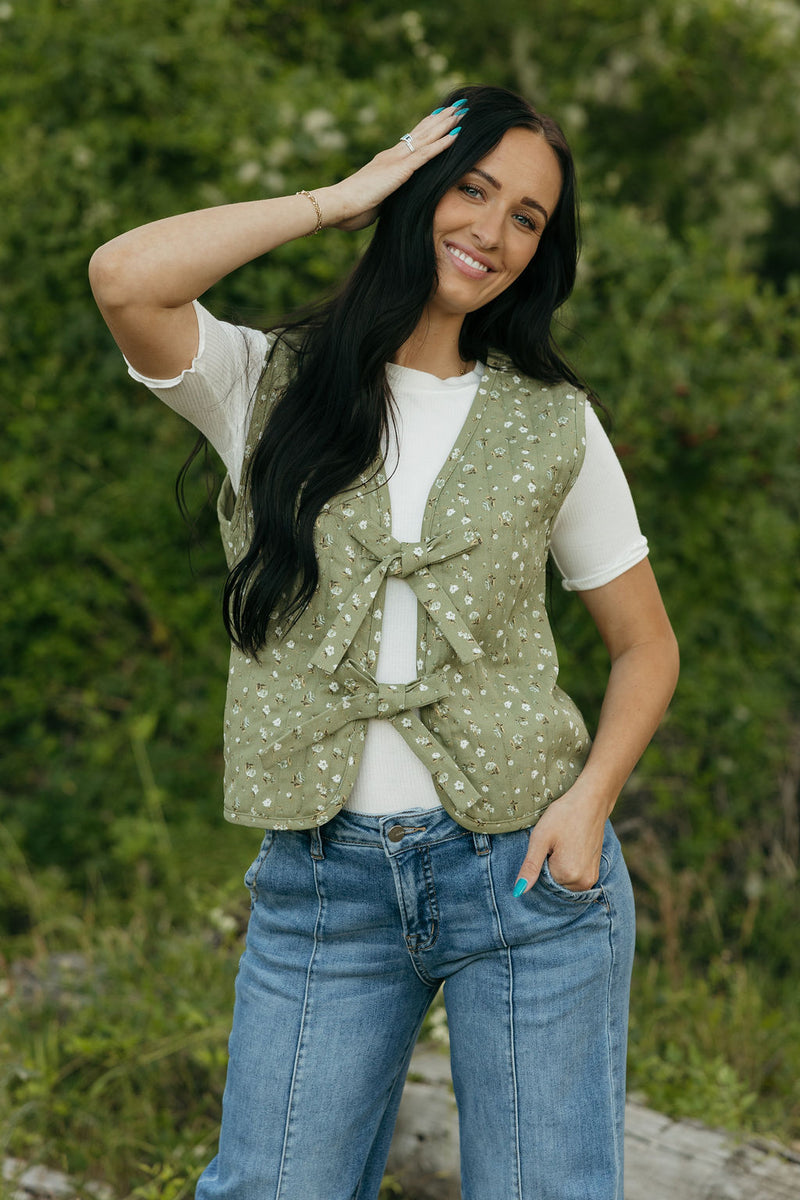 Juniper Vest-Sage – Love Olive Co