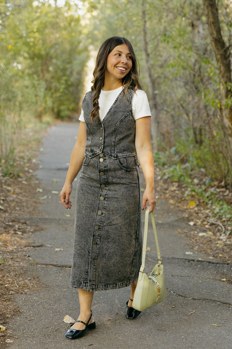 Amayah Vest-Black – Love Olive Co