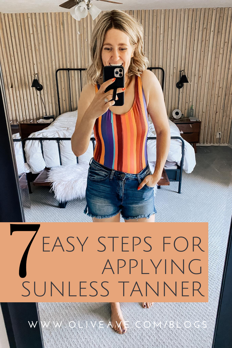 How I Apply Sunless Tanner – Love Olive Co