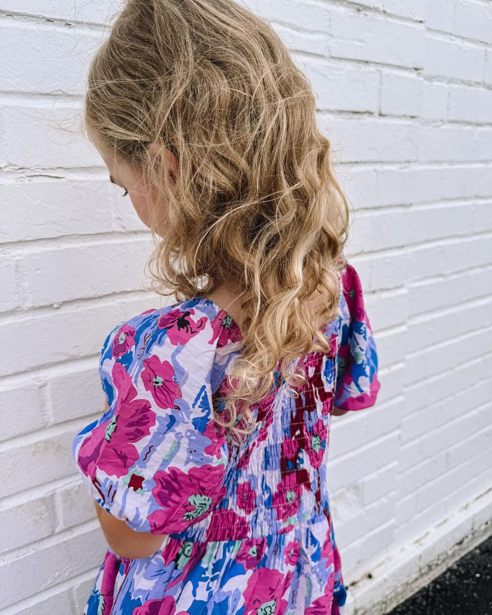 Little Girl's Jensyn Dress-Floral Multi – Love Olive Co