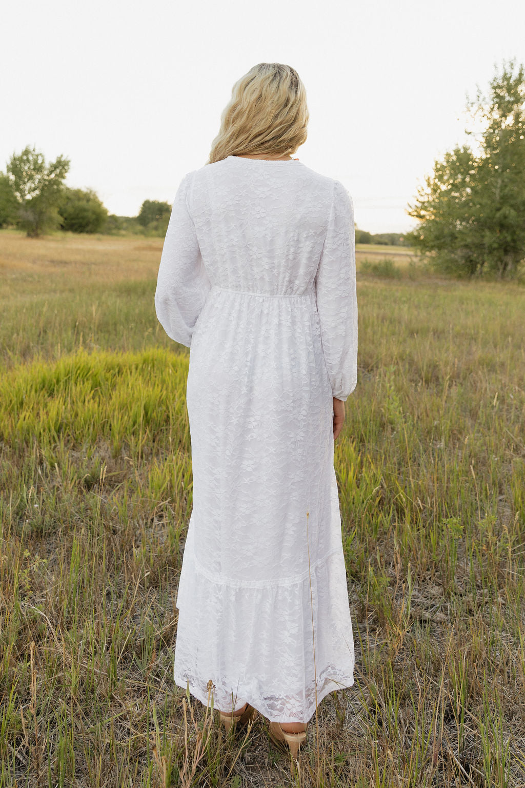 Caroline Dress-White – Love Olive Co