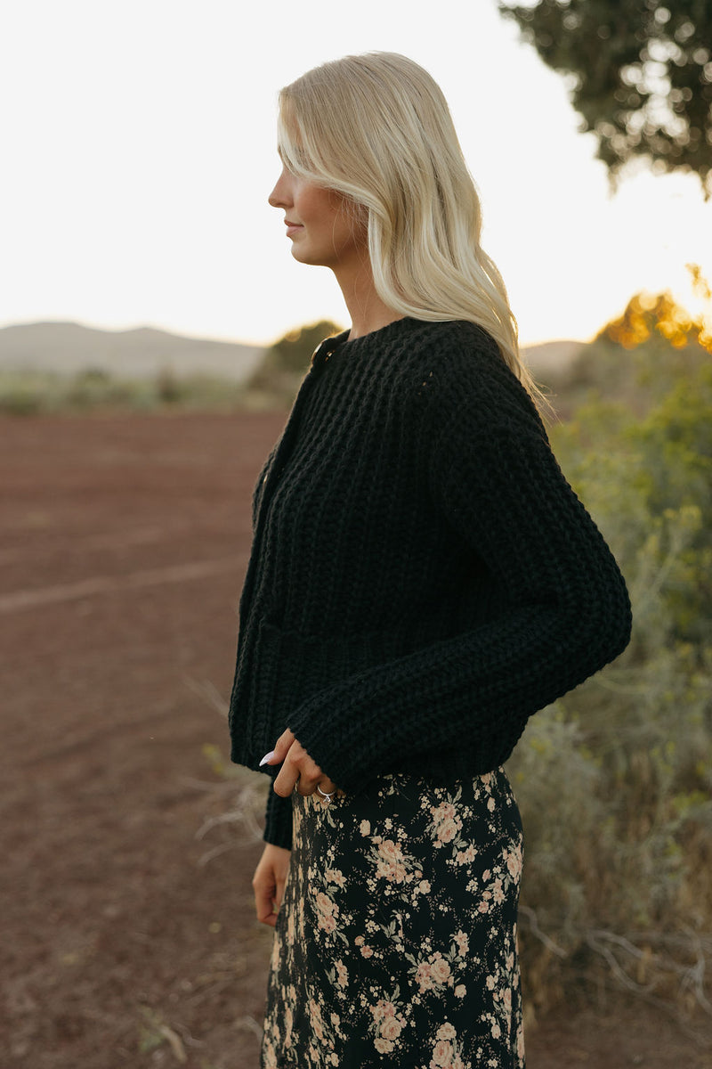 Ruby Cardigan-Black – Love Olive Co