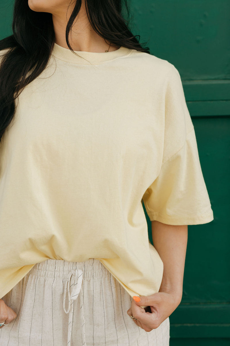 Billie Tee-Butter Yellow – Love Olive Co
