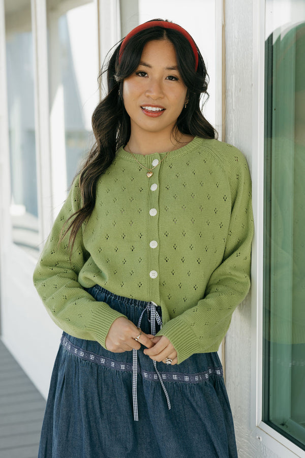 Harriet Cardigan-Blue – Love Olive Co