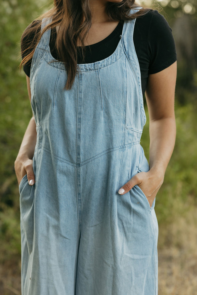 Dree Overalls-Light Denim – Love Olive Co