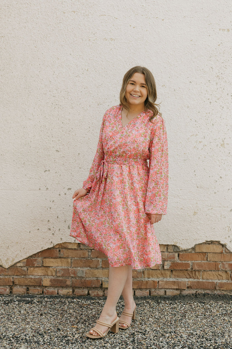 Cambree Dress-Pink Floral – Love Olive Co